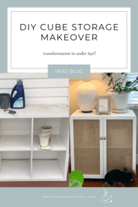 DIY Cube Storage Makeover: $30 Ikea Hack - Fresh Cup of Joy