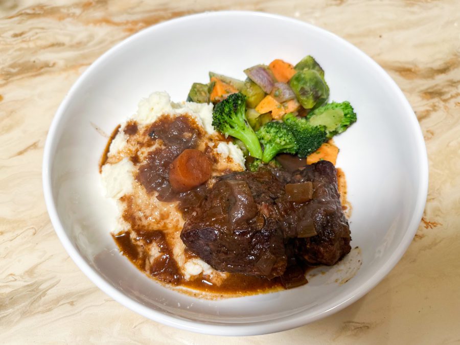 Slow Cooker Braised Beef with Red Wine - Fresh Cup of Joy