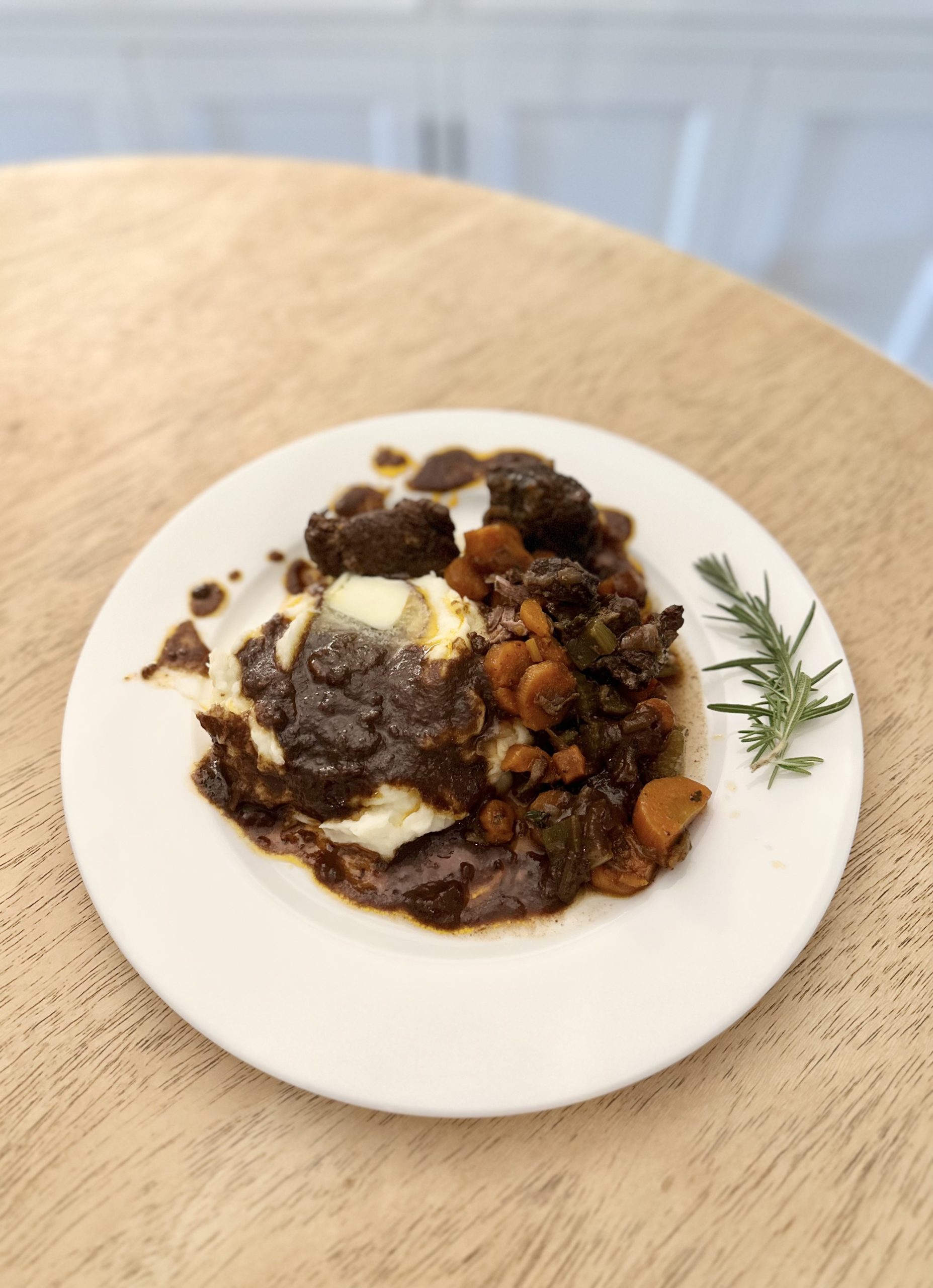 Slow Cooker Braised Beef with Red Wine - Fresh Cup of Joy