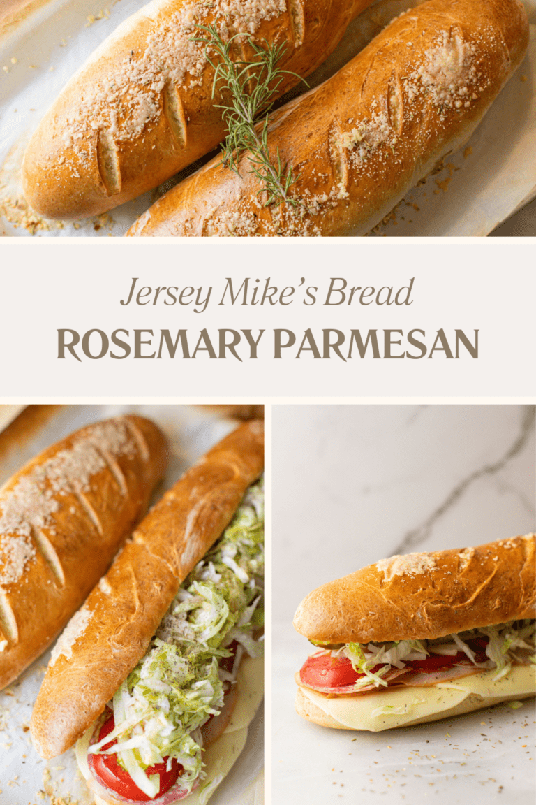 Rosemary Parmesan Bread Jersey Mike's Copycat Recipe - Fresh Cup of Joy