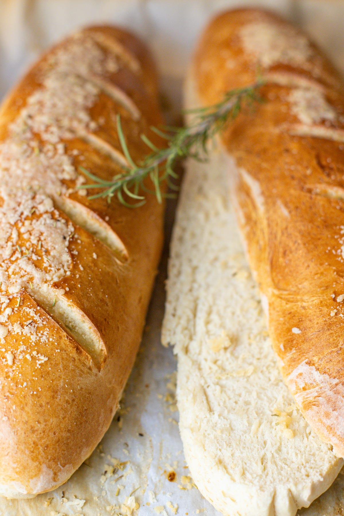 Rosemary Parmesan Bread Jersey Mike's Copycat Recipe - Fresh Cup of Joy