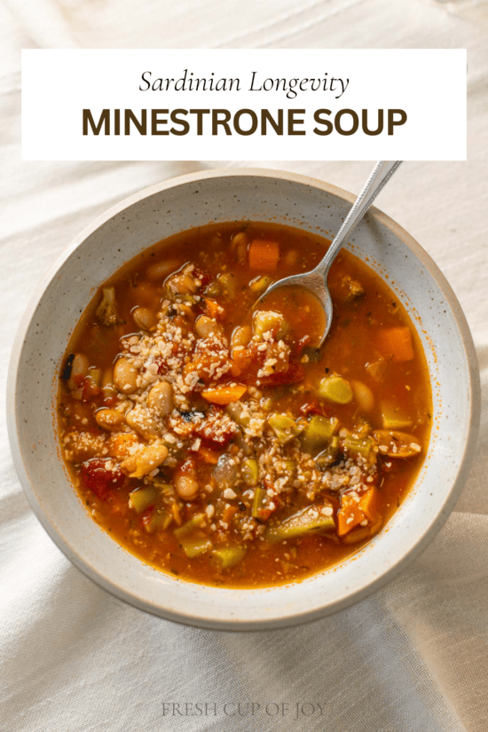 Sardinian Longevity Soup | Minestrone Recipe For Longer Living