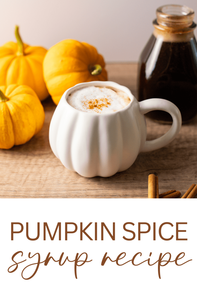 Healthier Pumpkin Spice Latte Syrup Recipe - Fresh Cup of Joy