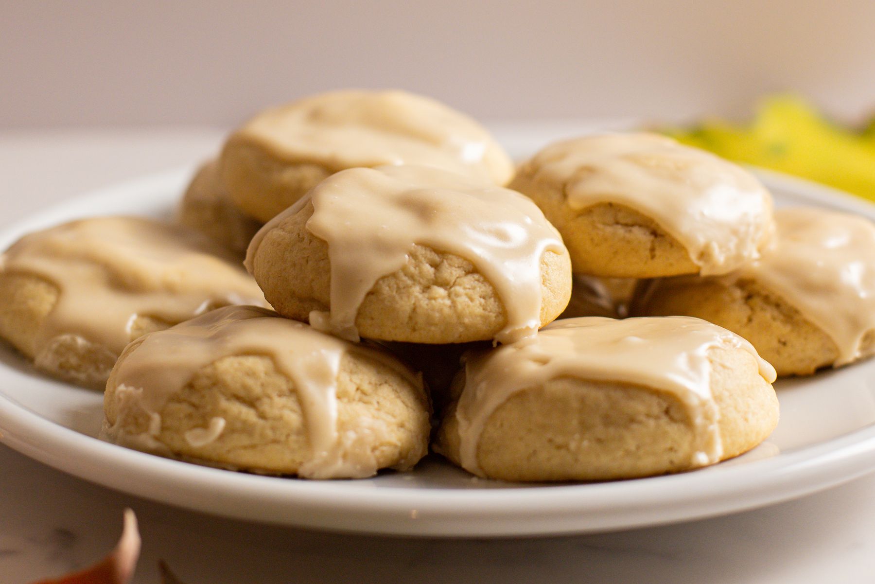 Soft Maple Cookies with Maple Icing: Holiday Cookies - Fresh Cup of Joy
