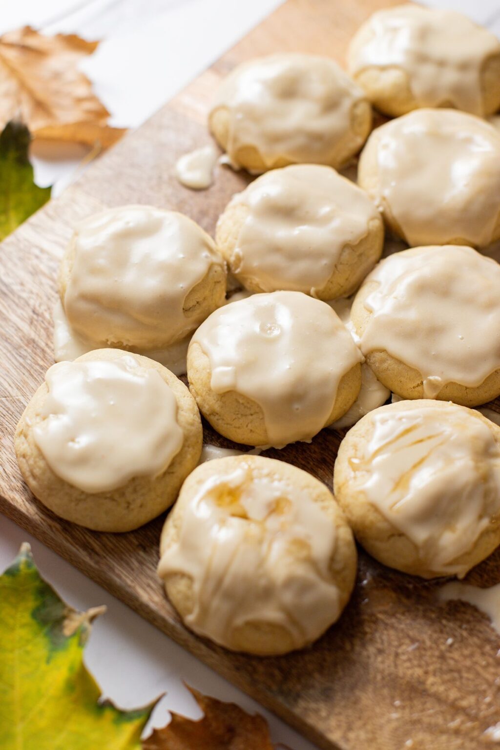 Soft Maple Cookies with Maple Icing: Holiday Cookies - Fresh Cup of Joy