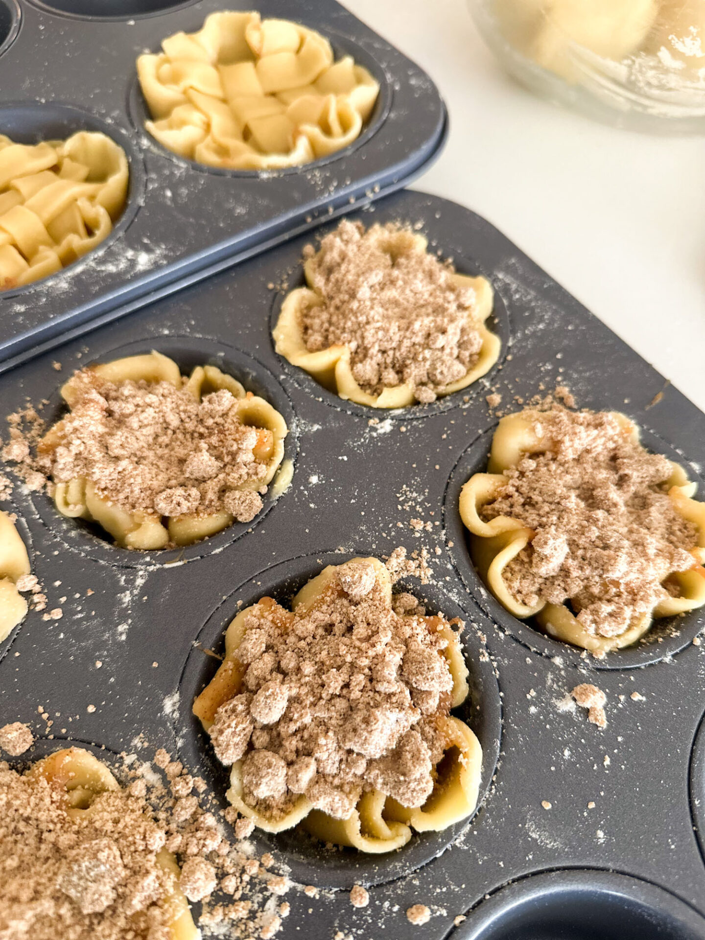 Easy Mini Dutch Apple Pies (Baked in a Muffin Tin!) - Fresh Cup of Joy