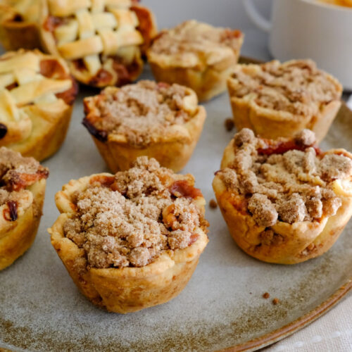 Easy Mini Dutch Apple Pies (Baked in a Muffin Tin!) - Fresh Cup of Joy